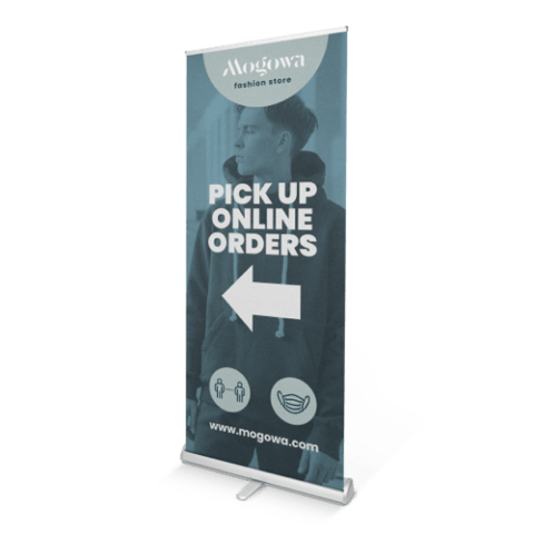 Premium roll-up banner - De Druklijn